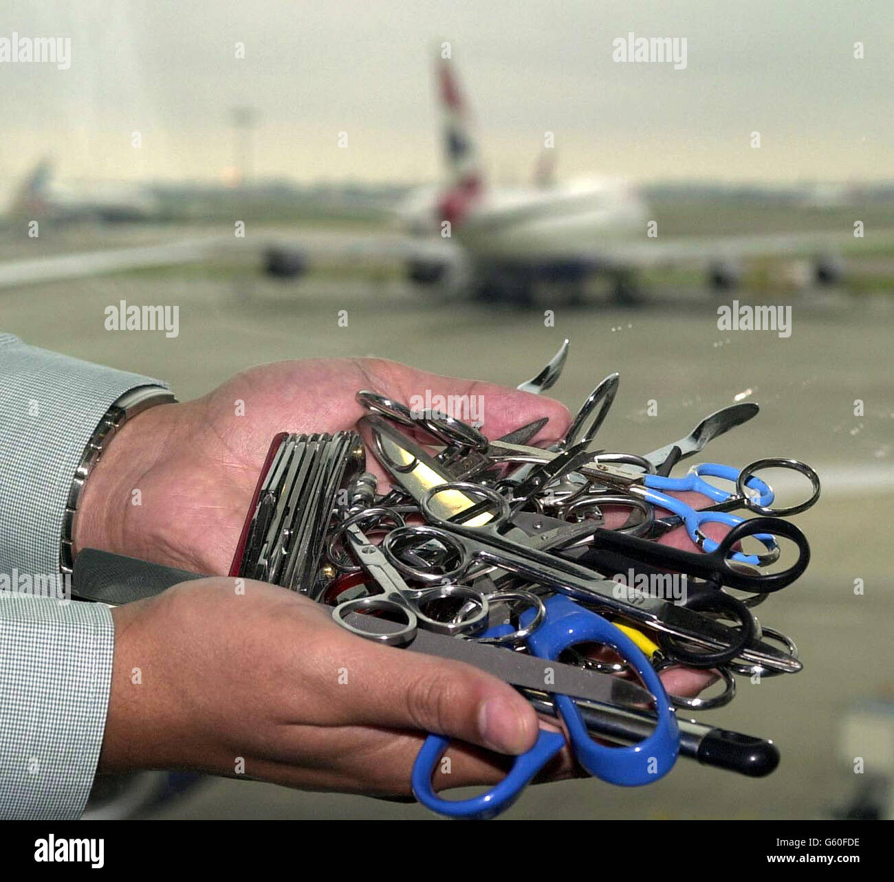 Travel Warning Issued to Passengers Stock Photo - Alamy