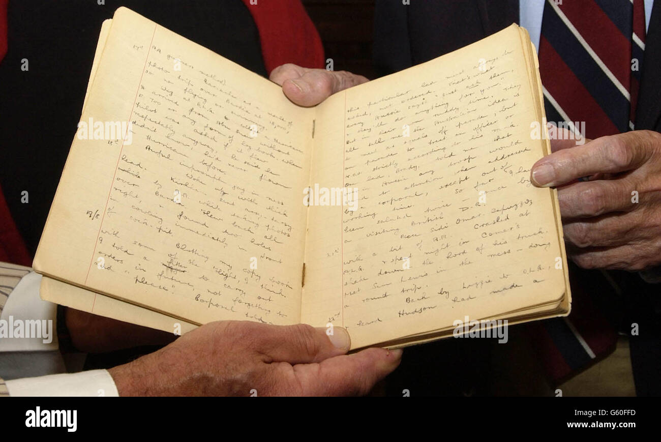 Raf diary geoffrey morley mower hi-res stock photography and images - Alamy