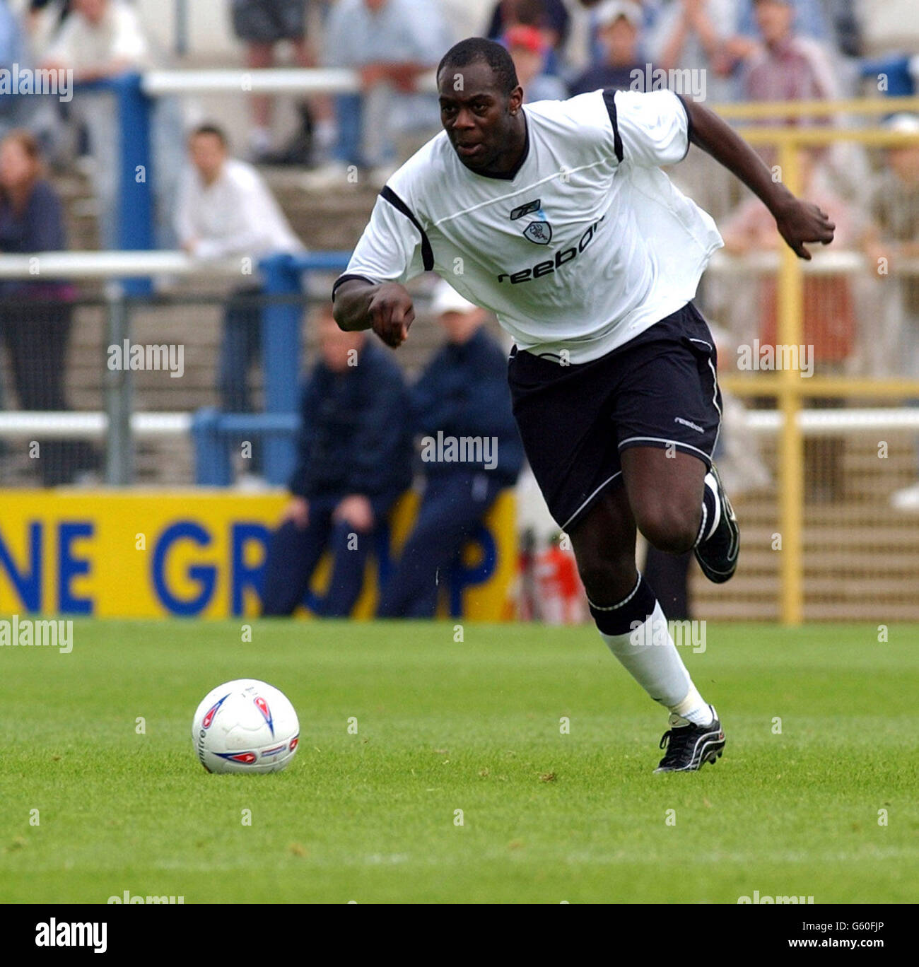 Michael Ricketts in action for Bolton Wanderers during their pre-season ...