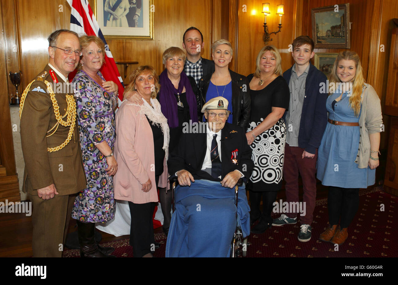 Artic Star medal presentations Stock Photo - Alamy