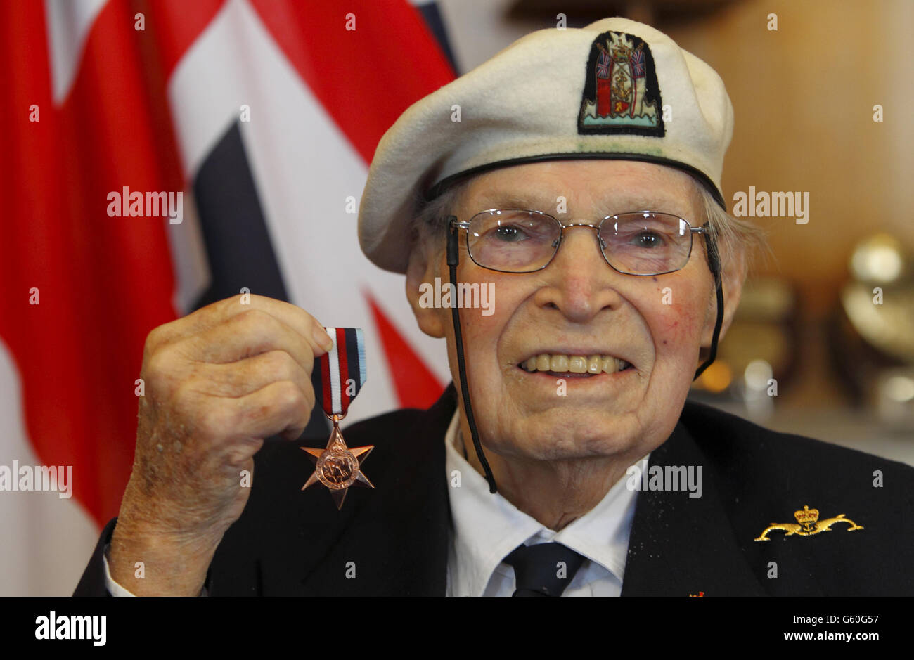 Artic Star medal presentations Stock Photo - Alamy