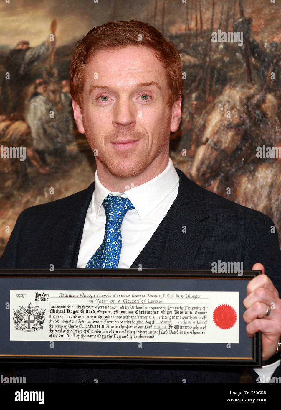 Lewis receives Freedom of the City of London Stock Photo - Alamy