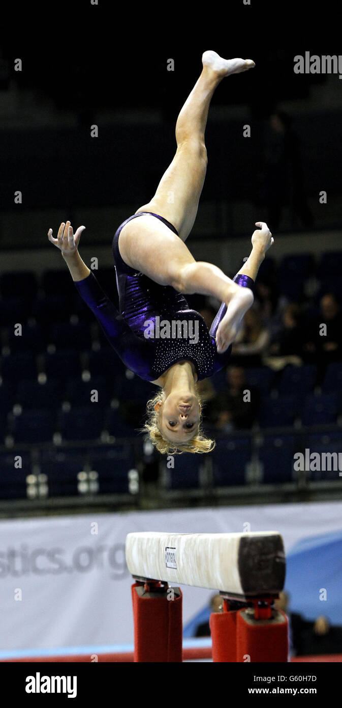 Carley Smith from City of Glasgow competes in the WAG Senior's during ...