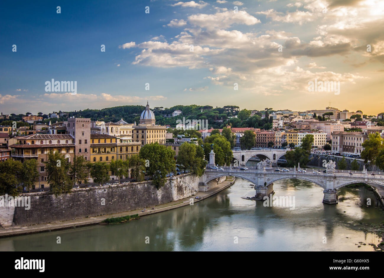 Rome city river hi-res stock photography and images - Alamy