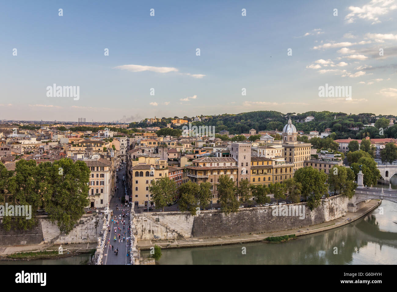 Rome skyline view hi-res stock photography and images - Alamy