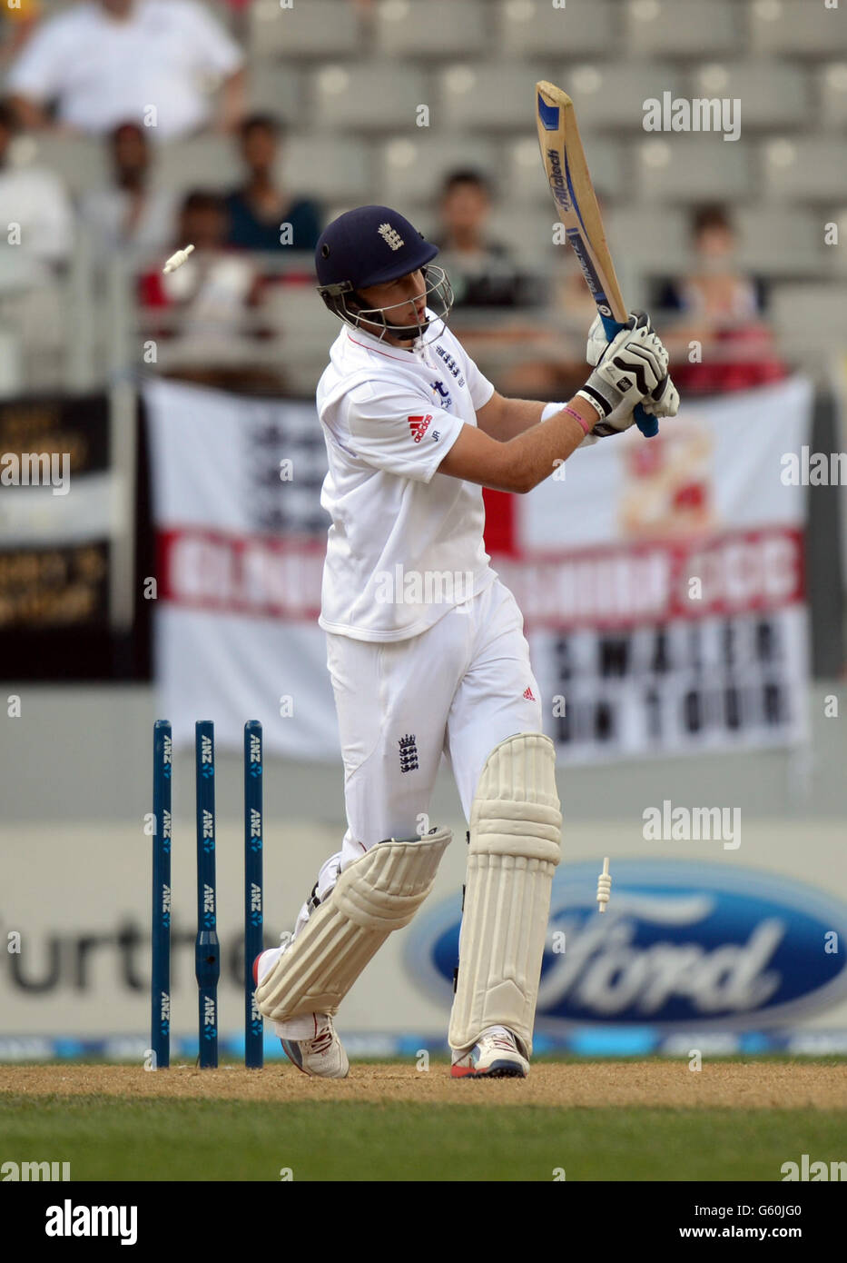 Cricket third test new zealand england day three eden park hi-res stock ...