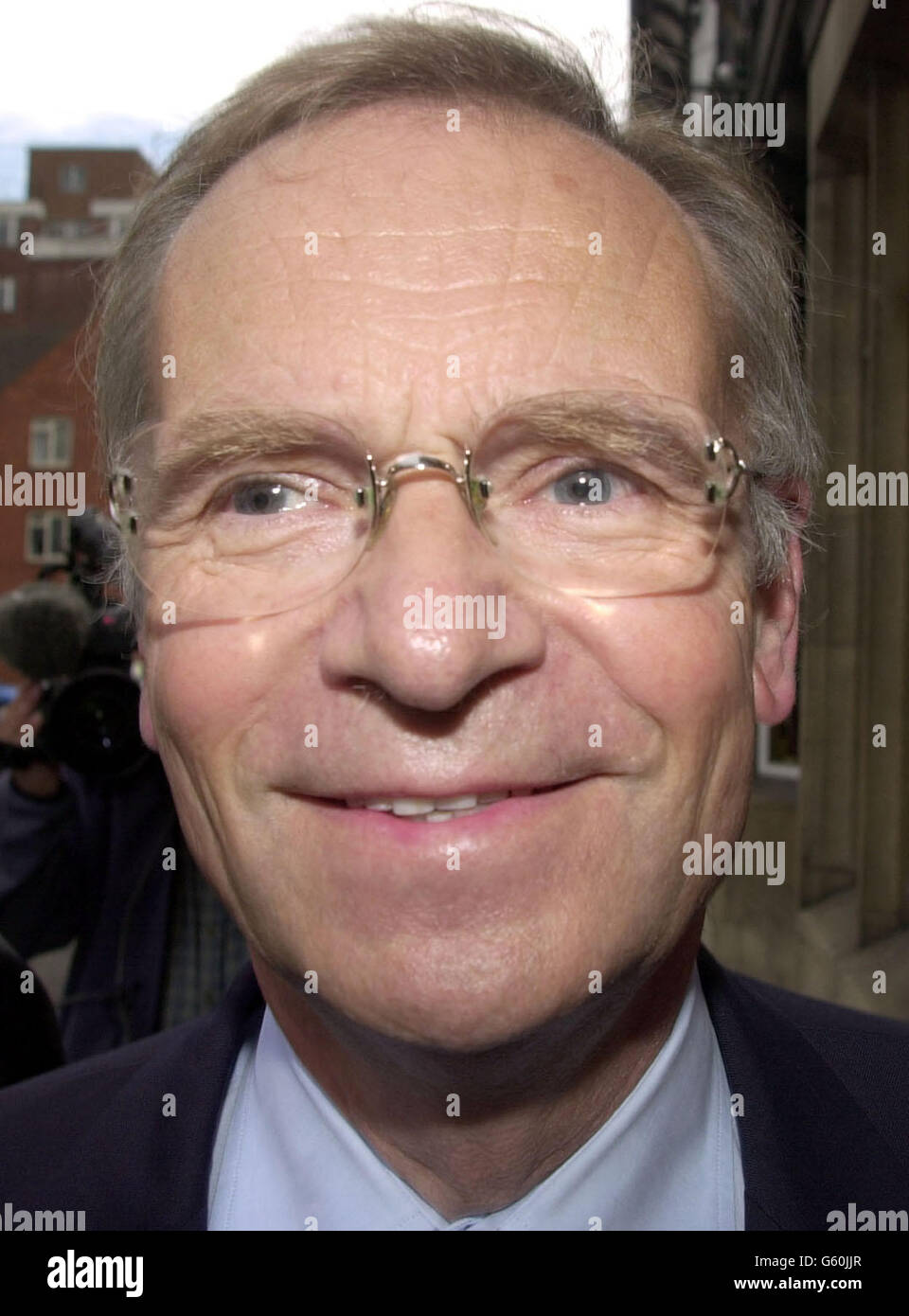 Lord jeffrey archer arriving theatre royal in lincoln hi-res stock ...