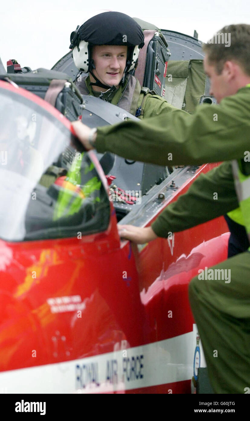 Tom Mountney (19) - a young air cadet from Wolverhampton - receives ...