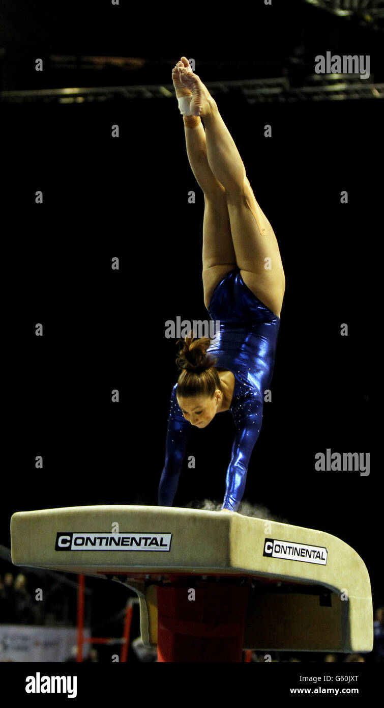 Lisa Mason from Huntingdon Olympic competes in the WAG Senior Apparatus ...