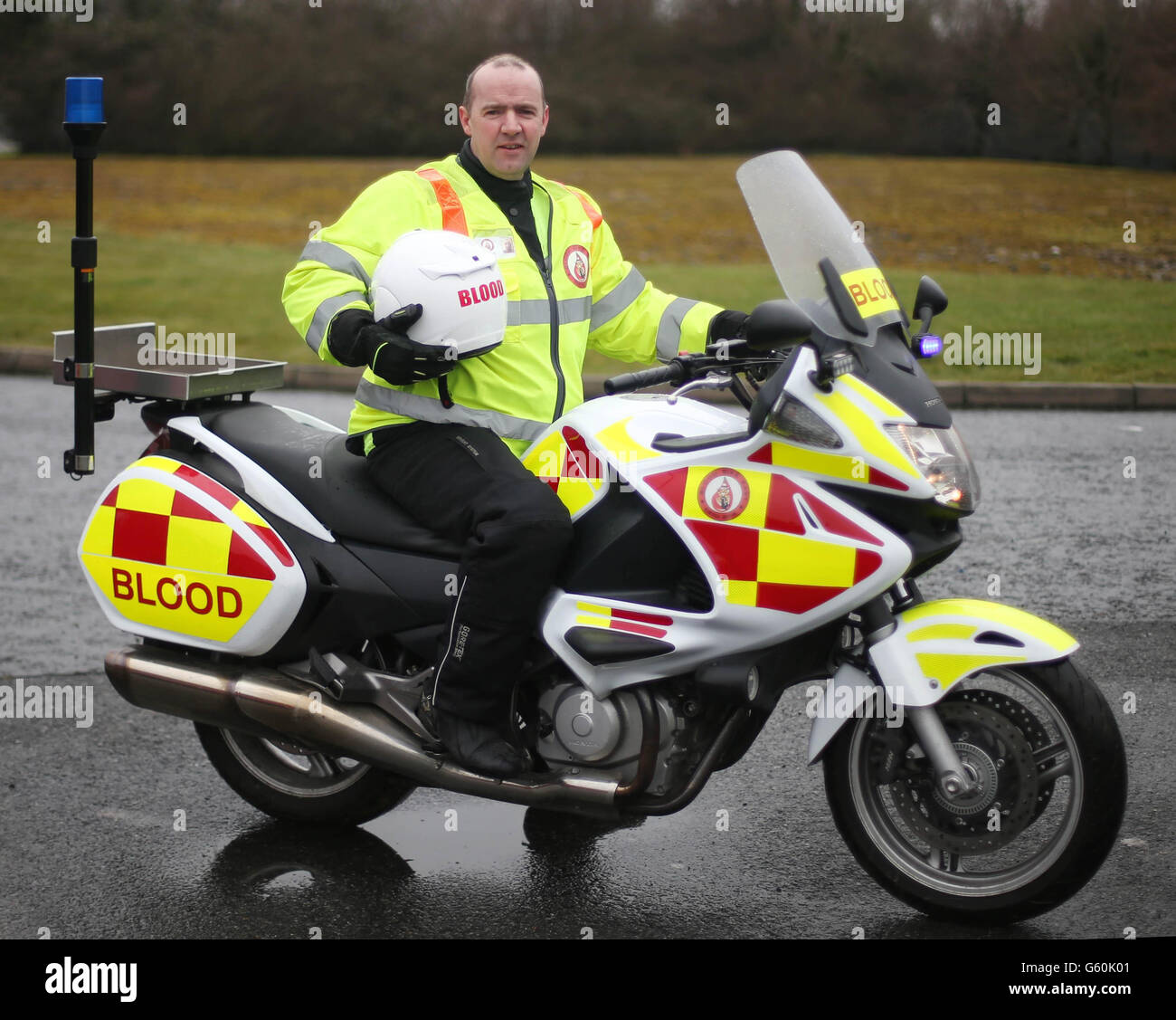 Blood courier hi-res stock photography and images - Alamy