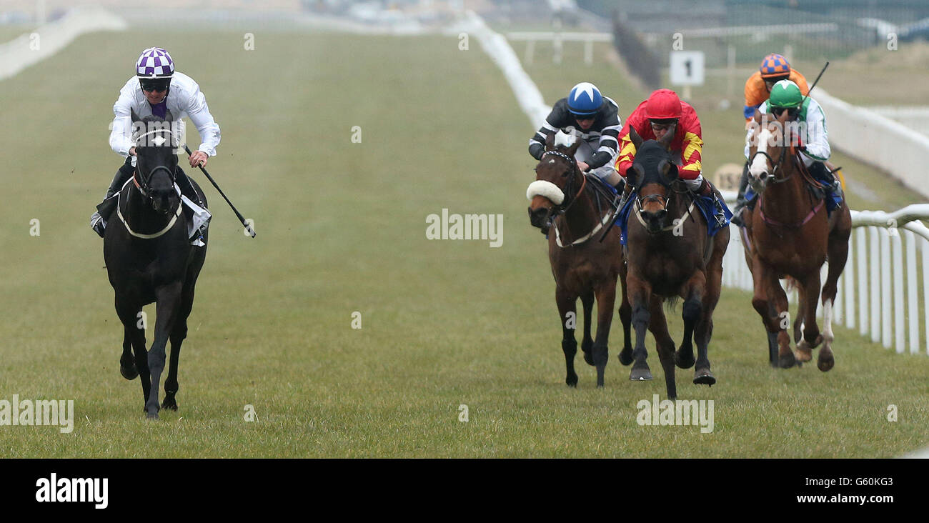 Rehn's Nest ridden by Rory Cleary (left) win the The Lodge Park Stud ...