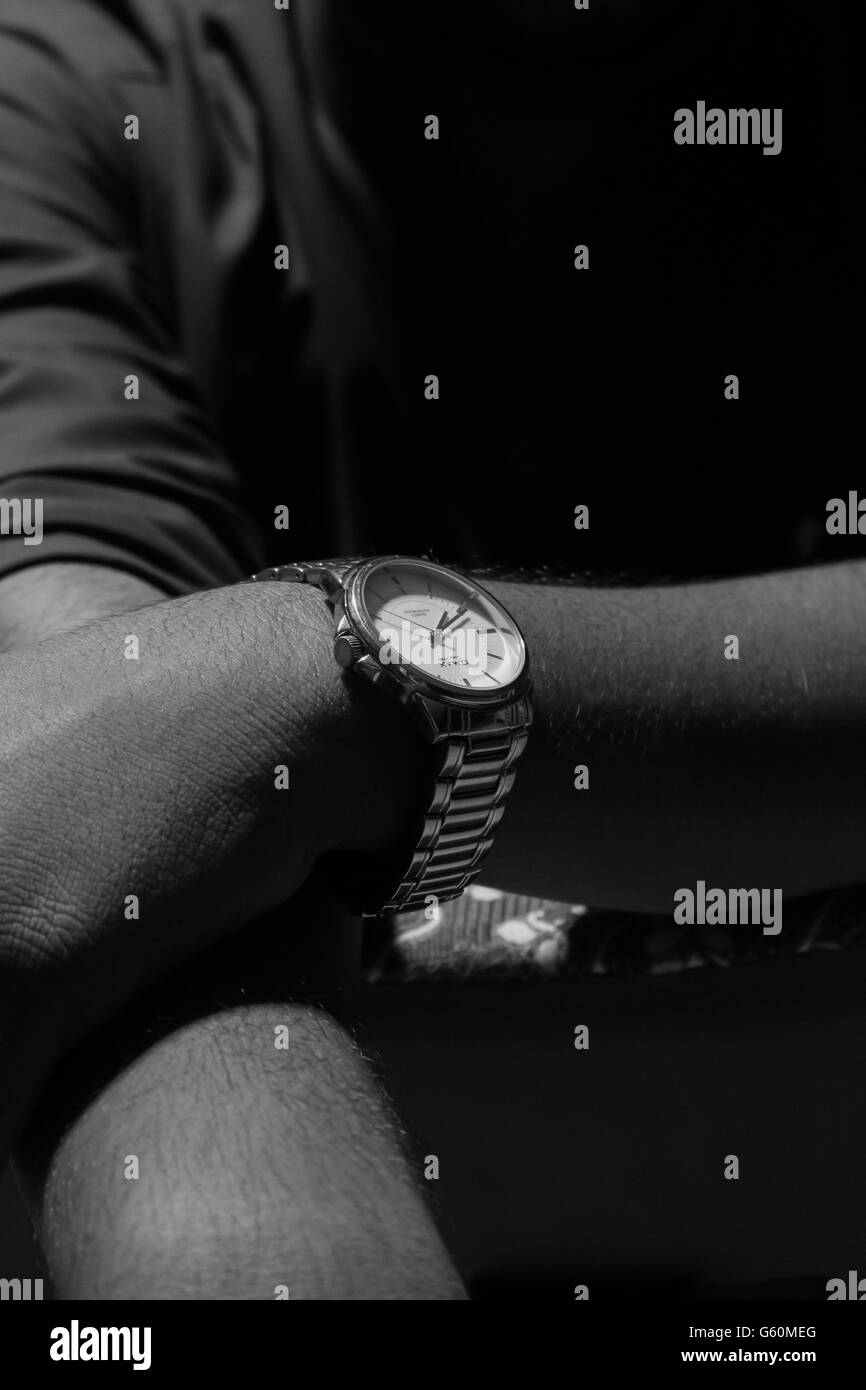 Watch center Black and White Stock Photos & Images - Alamy