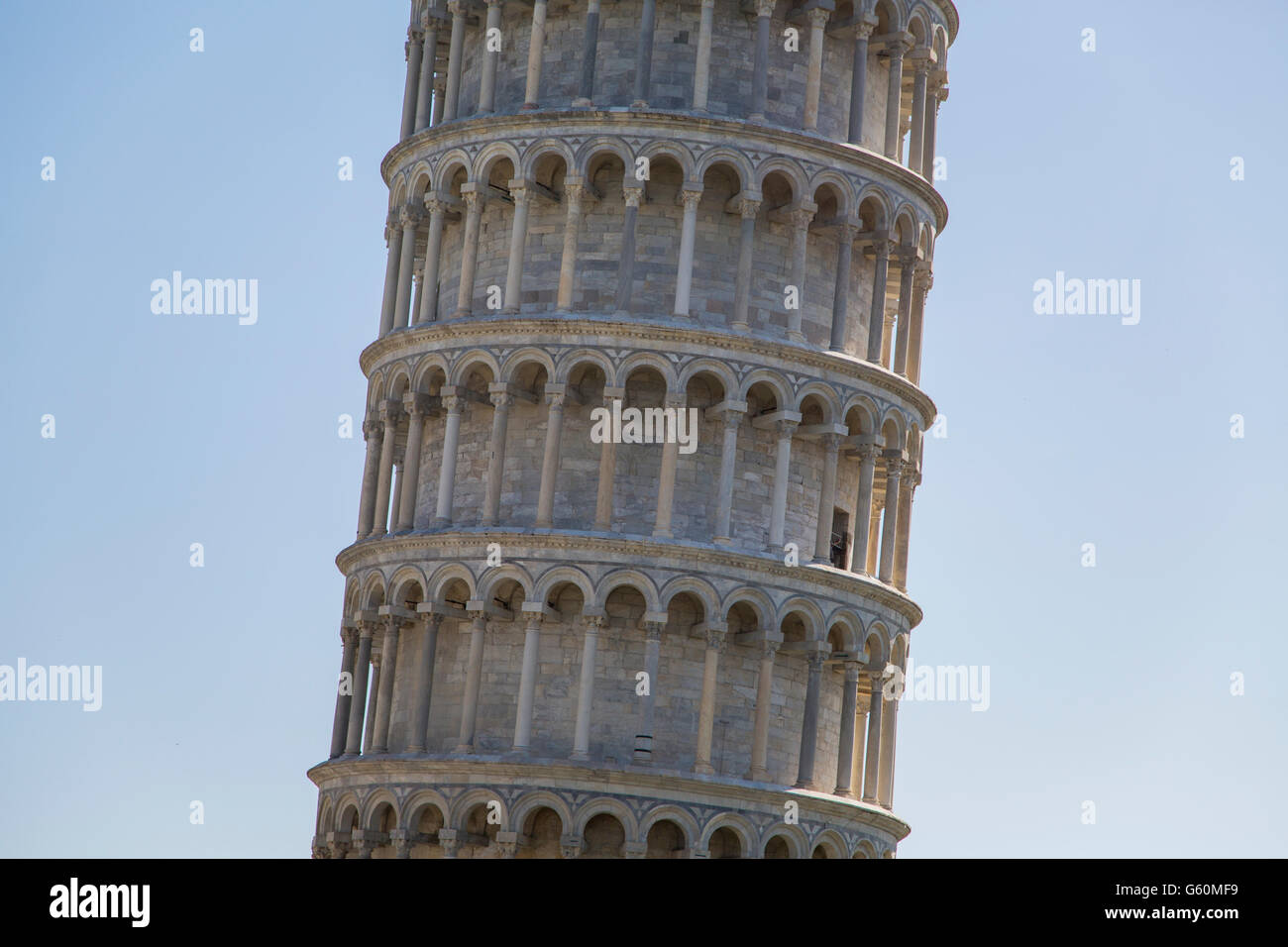 Leaning Tower of Pisa in Tuscany, one of the most recognized and famous ...