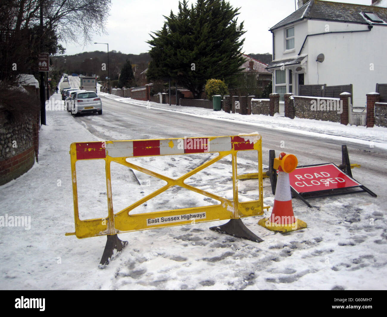 Eastbourne snow hi-res stock photography and images - Alamy