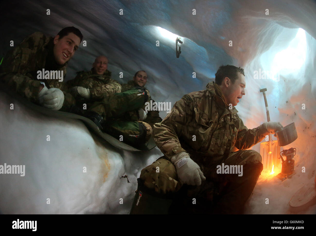 l-r Marine William Corry from Royal Wootton Basset ,Marine Dave Koumi ...