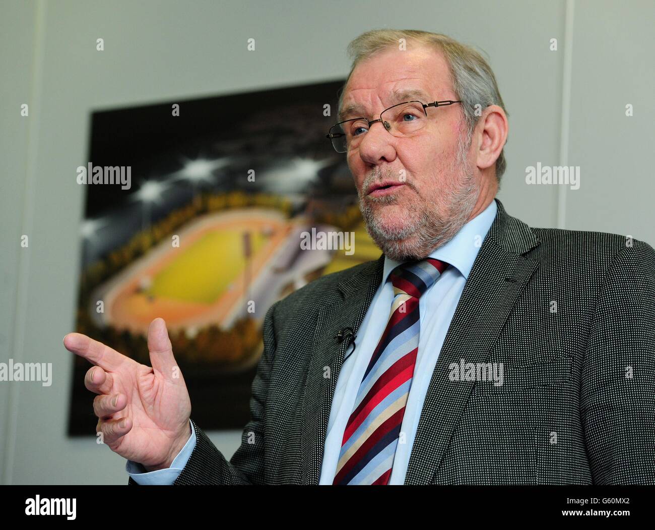 Former sports minister and Sheffield Labour MP Richard Caborn, speaks ...