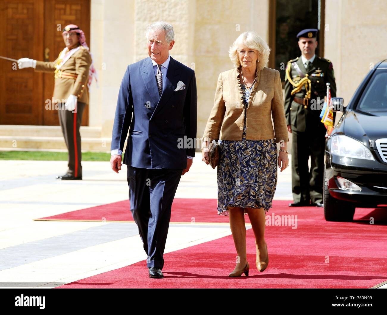 Prince and Duchess in Jordan Stock Photo - Alamy