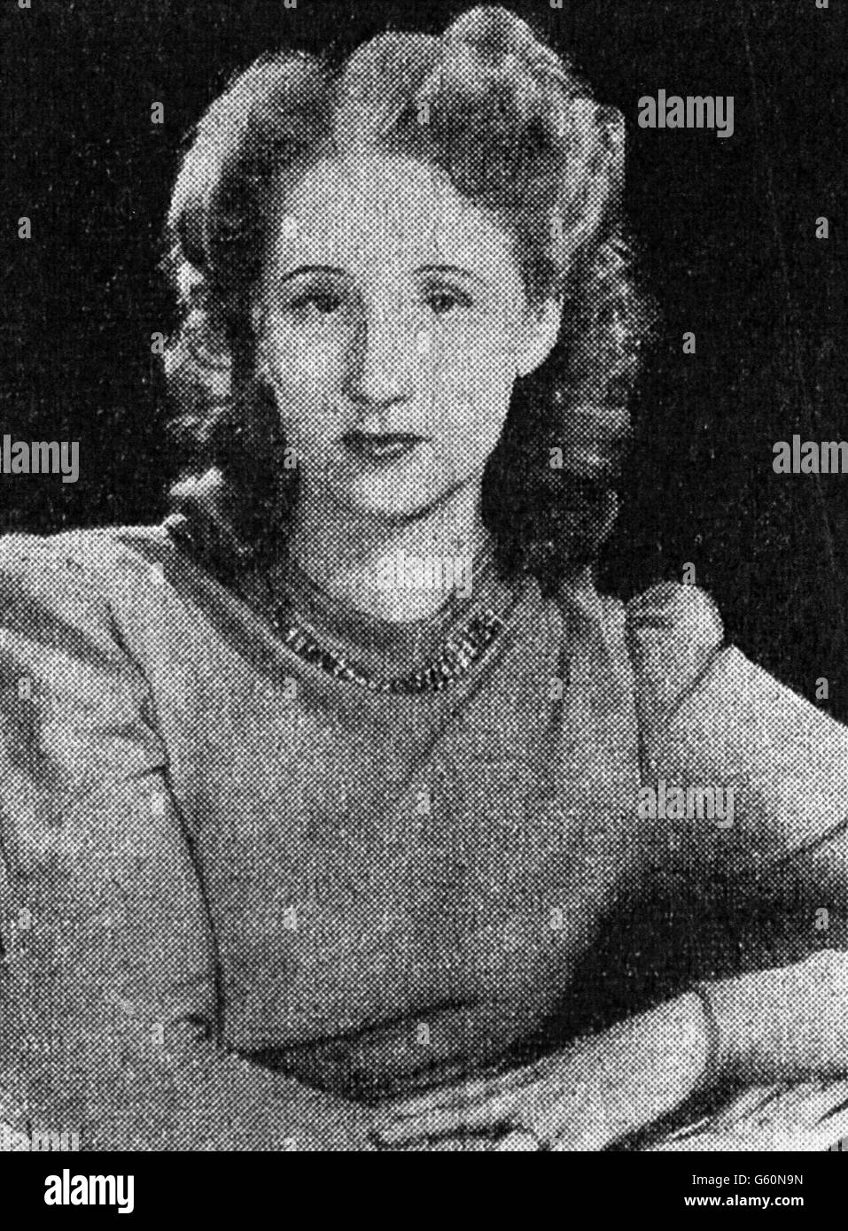 1947 file picture of joyce golding who hi-res stock photography and ...