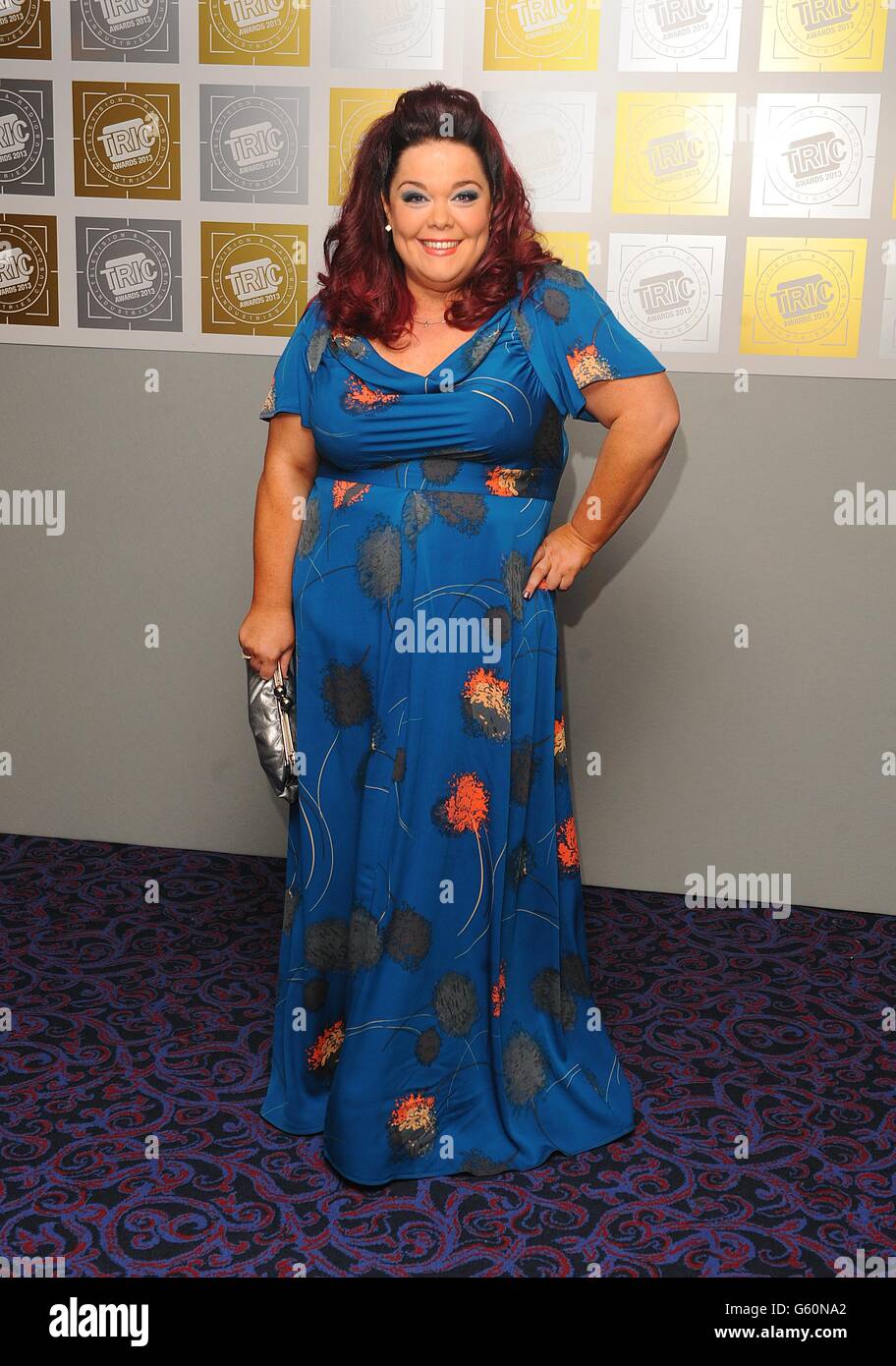 Lisa Riley at the 2013 TRIC Awards, at Grosvenor House on Park Lane ...