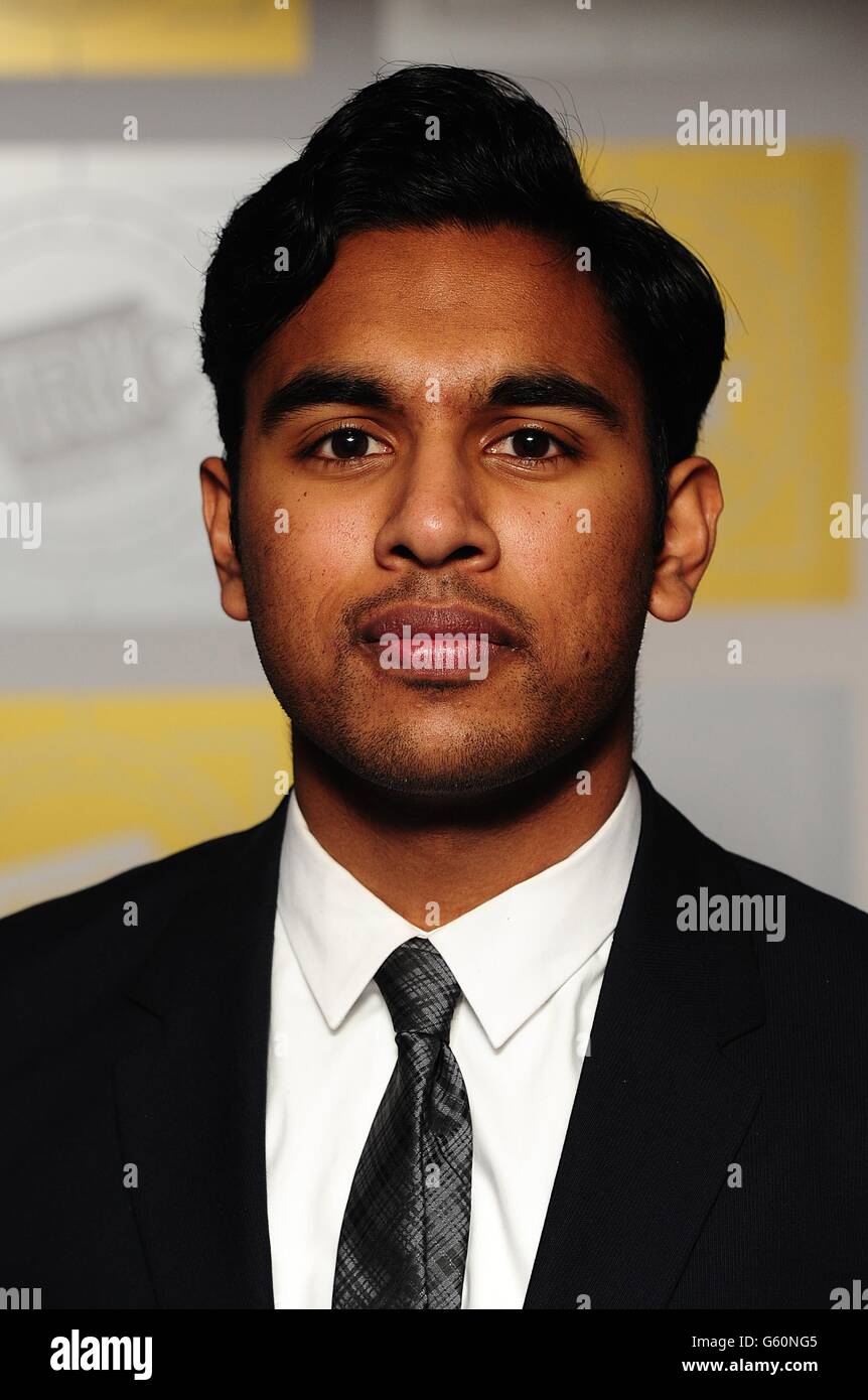 Himesh Patel at the 2013 TRIC Awards, at Grosvenor House on Park Lane ...