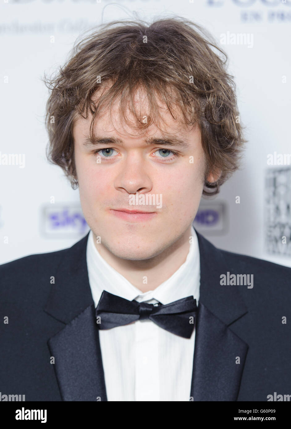 Benjamin Grosvenor in the press room at the Sky Arts South Bank Awards ...