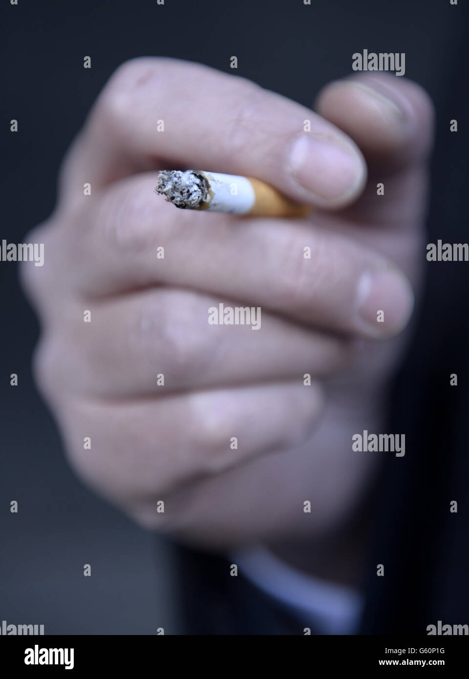 Stock of cigarette smoking Stock Photo - Alamy