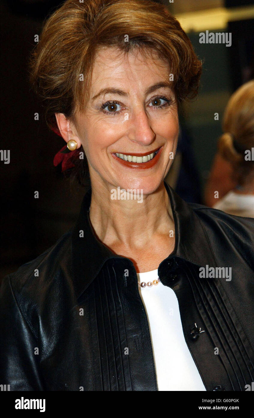 Celebrity actress smiling black leather jacket head shoulders maureen ...