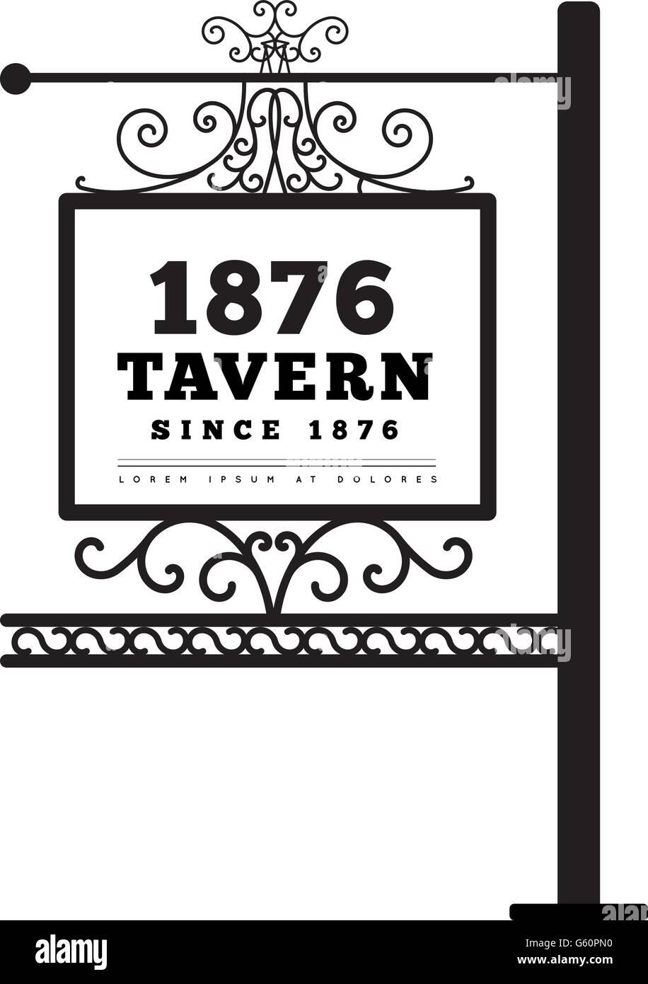 Vintage metal food signs diner hi-res stock photography and images - Alamy