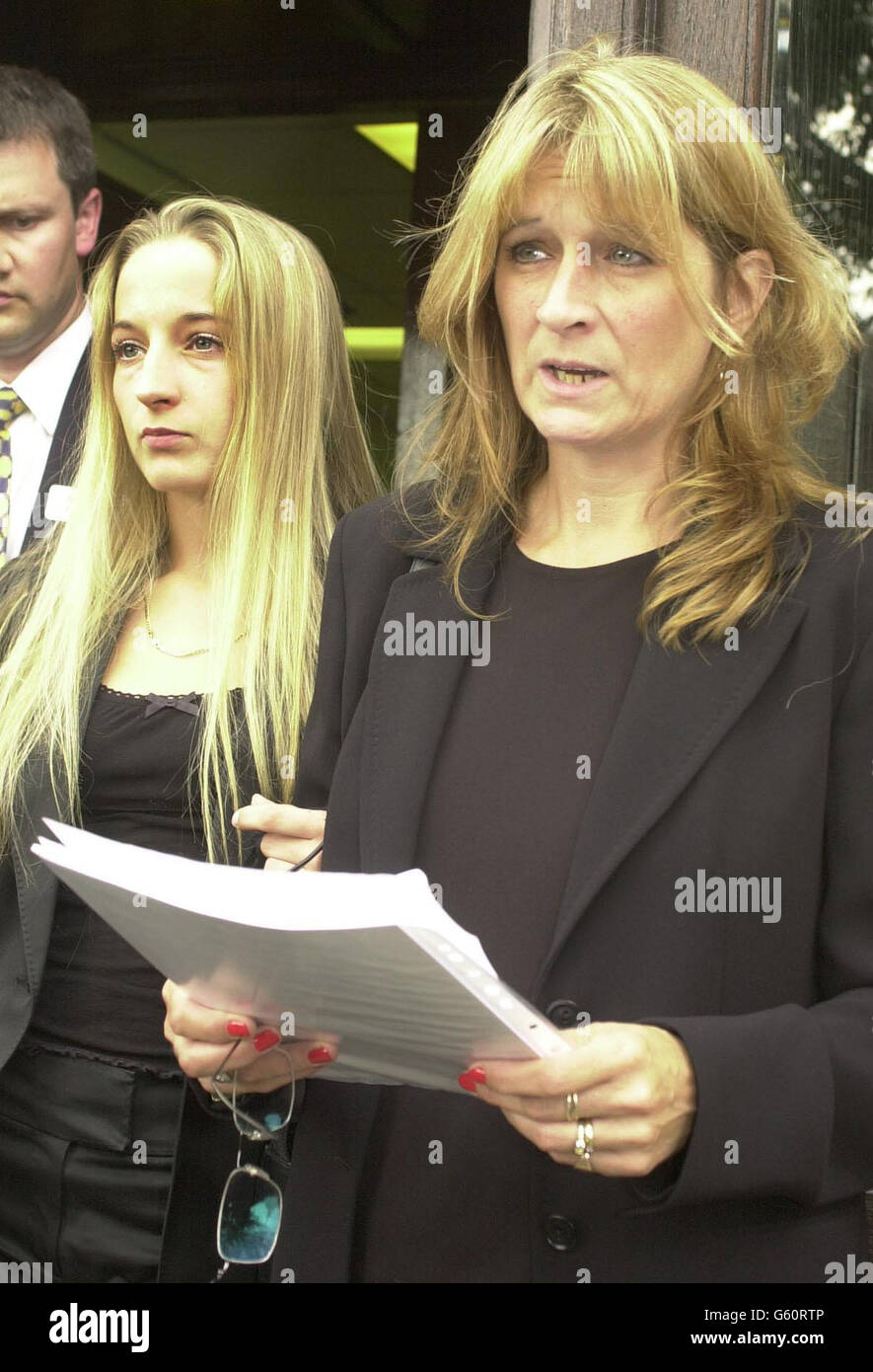 Penny williams right and her daughter clare hi-res stock photography ...