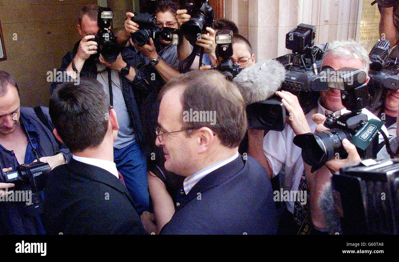 Major Charles Ingram arrives at Bow Magistrates court in central London ...