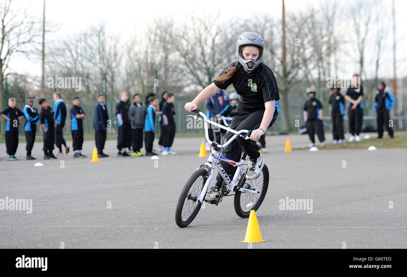 Cycling - BMX SuperX Project Legacy Photocall - Abraham Moss School ...