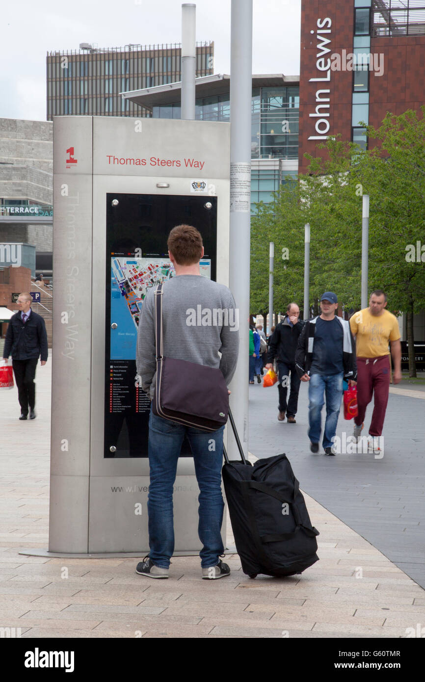 Liverpool city centre plan hi-res stock photography and images - Alamy