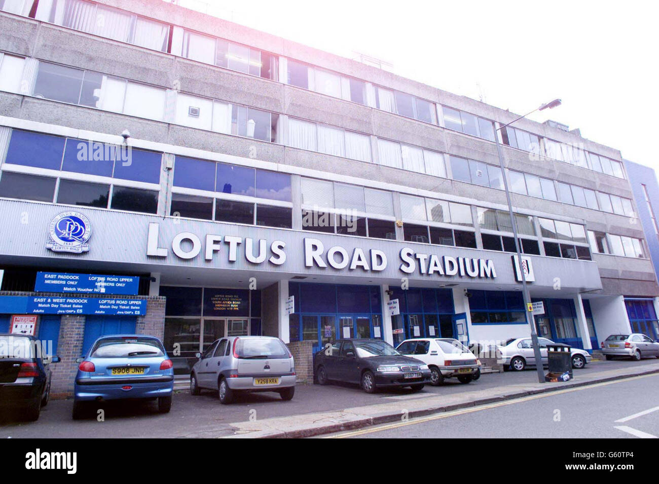 A view of loftus road home of queens park rangers hi-res stock ...