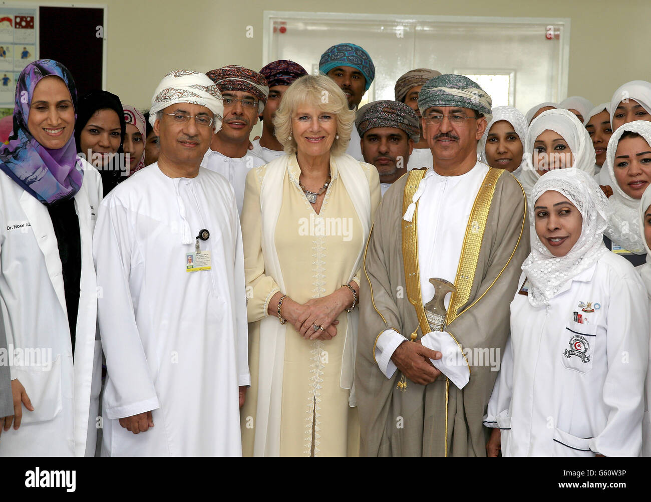 The Duchess of Cornwall during her visit to the Royal Hospital in ...