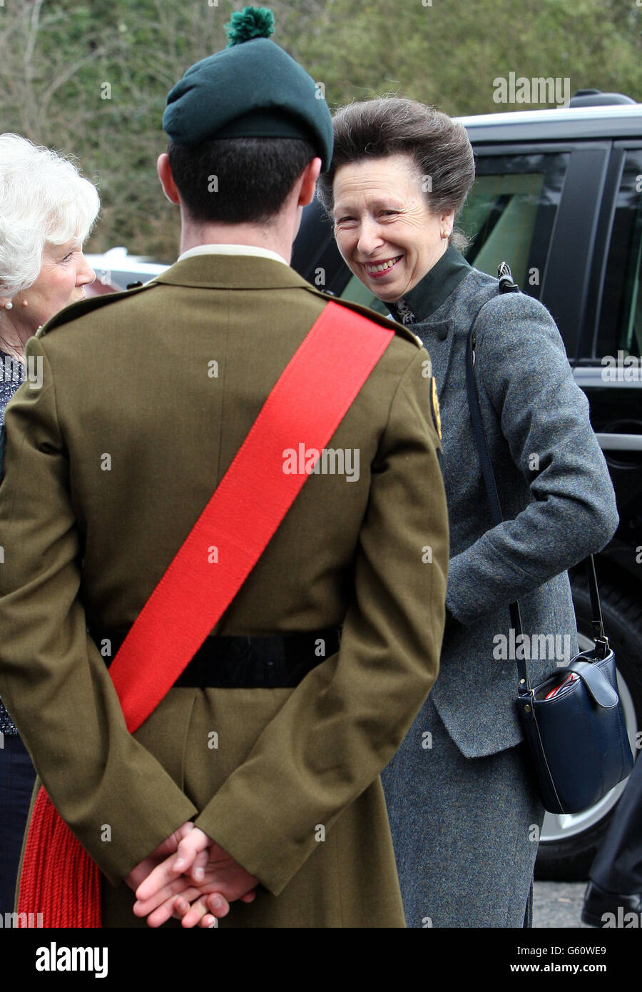 Princess Royal visit to Northern Ireland Stock Photo - Alamy