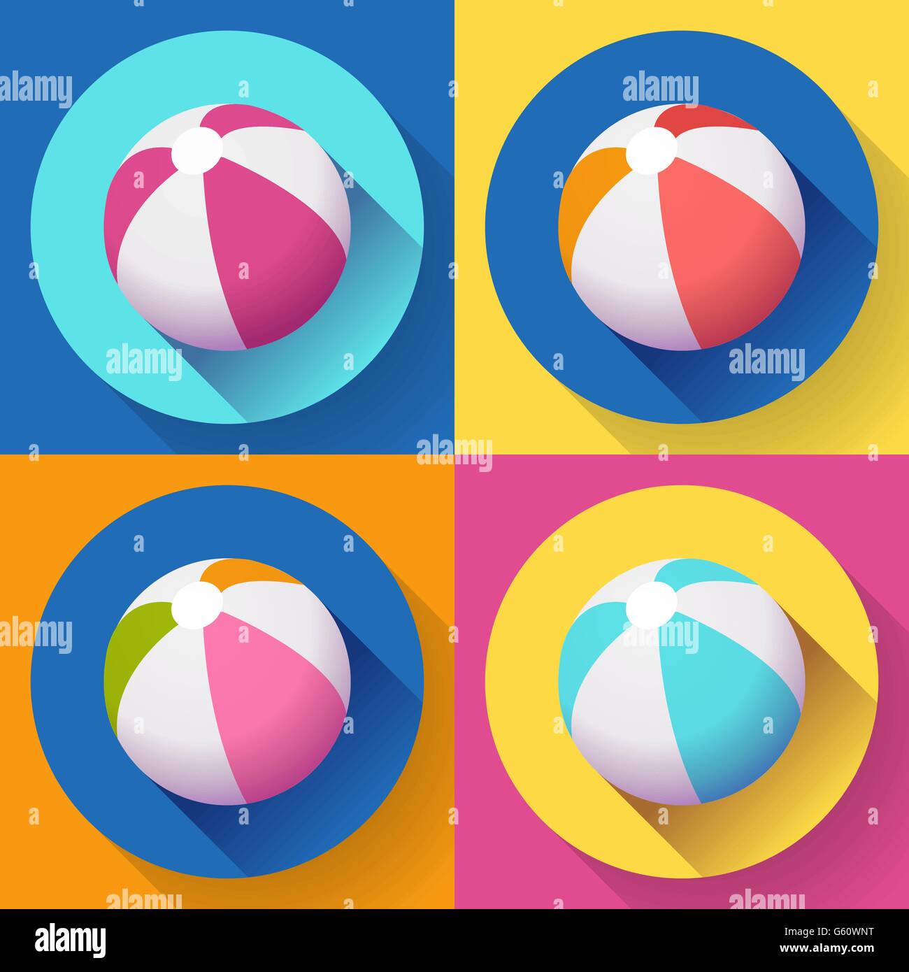 Beachball Stock Vector Images - Alamy