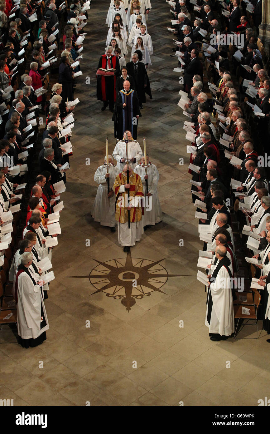 Archbishop of Canterbury Enthronement Stock Photo - Alamy