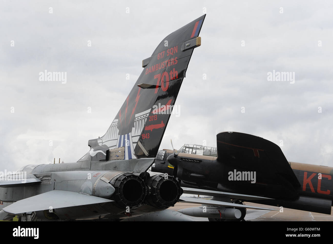 Dan Snow at Dambusters anniversary Stock Photo - Alamy