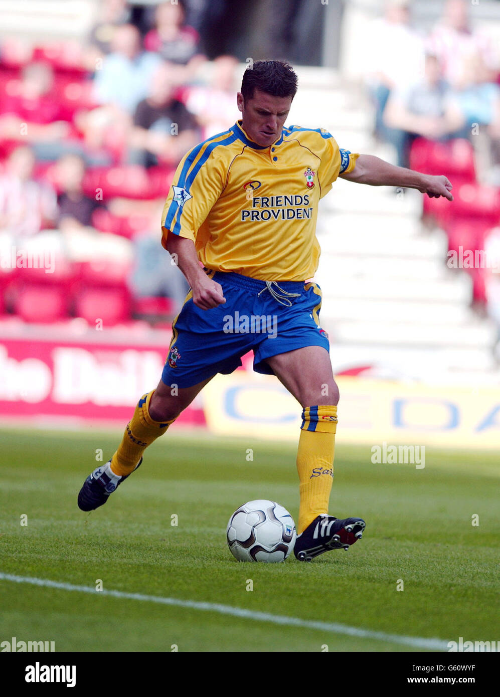 Southampton's Jason Dodd in action during the pre-season friendly game ...