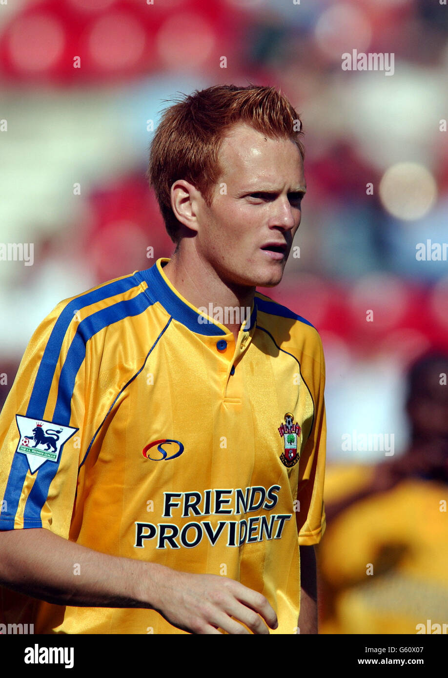 Southampton's Michael Svensson in action during the pre-season friendly ...