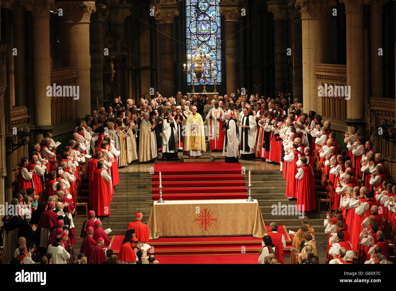 Archbishop of Canterbury Enthronement Stock Photo - Alamy