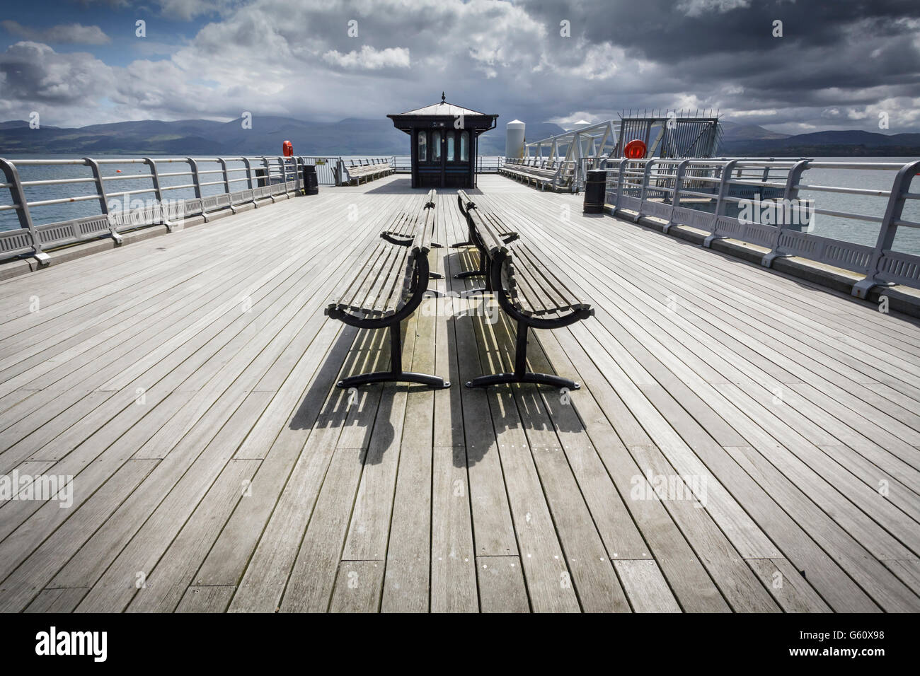 Beaumaris Pier on the Isle of Anglesey Stock Photo - Alamy