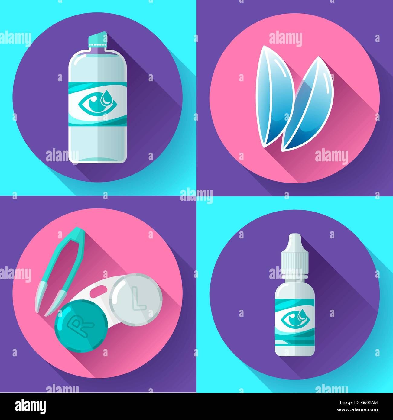 Lens case Stock Vector Images - Alamy
