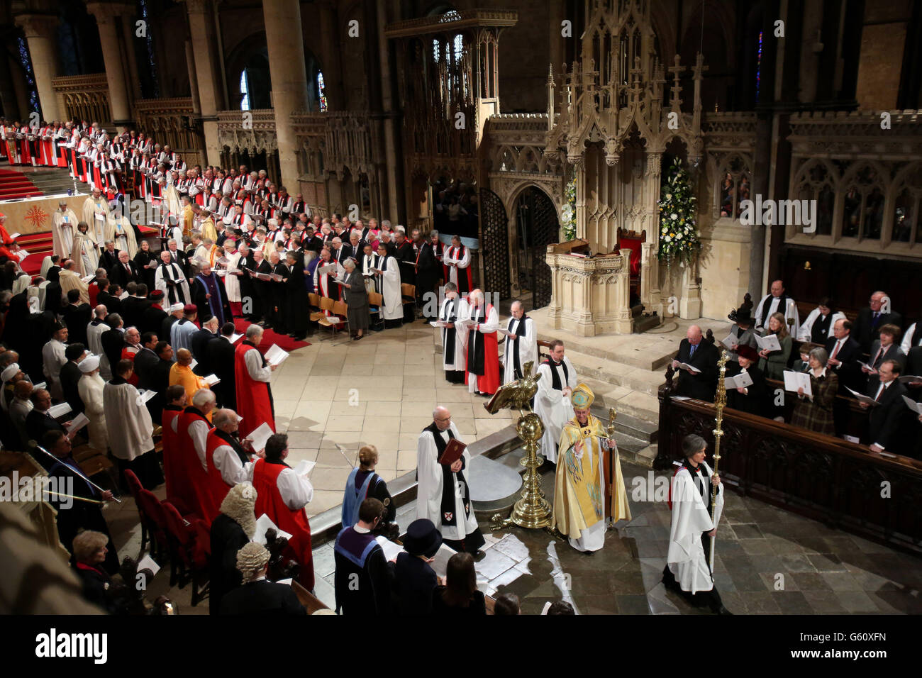 Archbishop of Canterbury Enthronement Stock Photo - Alamy