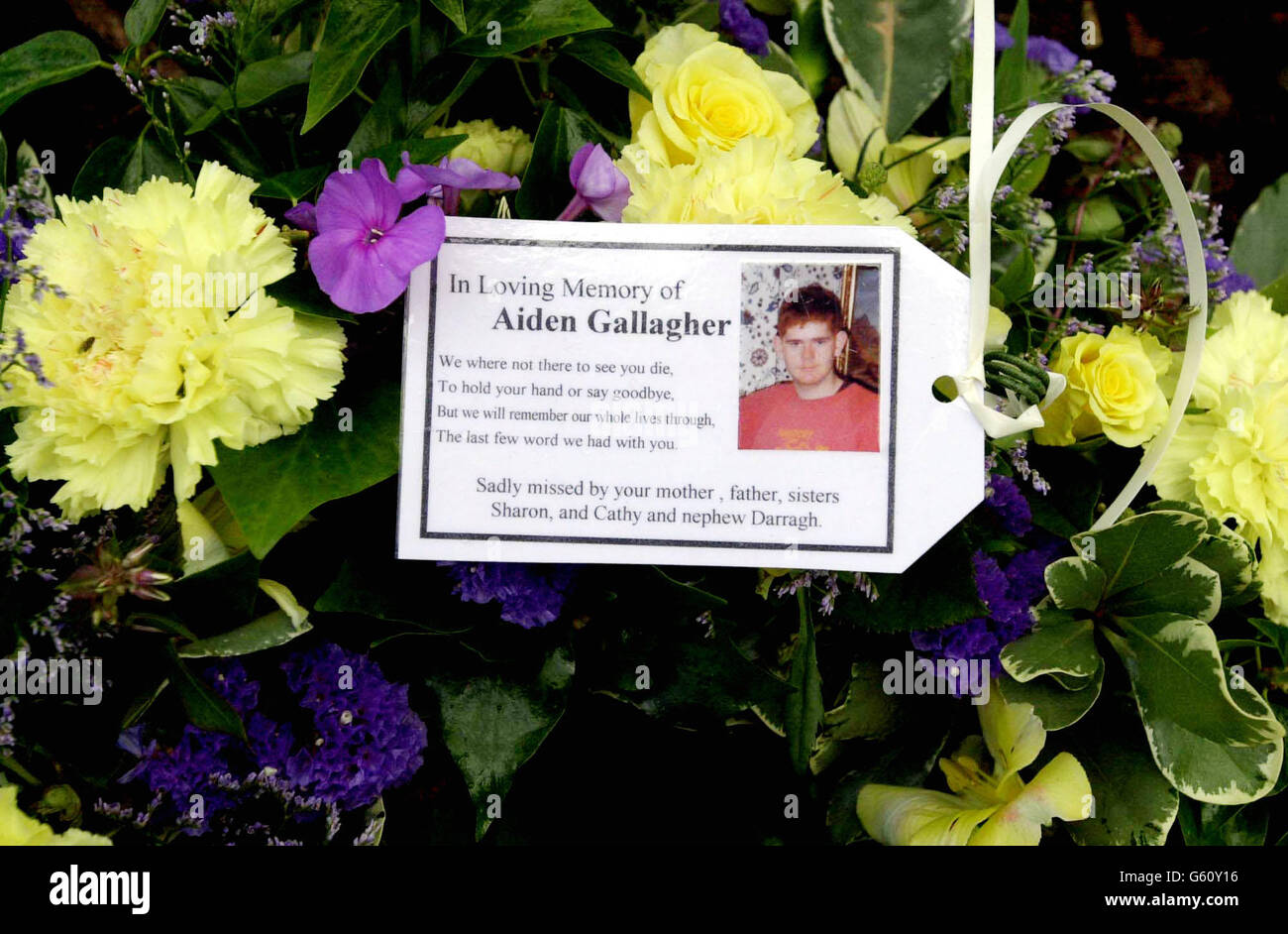 Omagh Bomb Memorial Service Stock Photo - Alamy