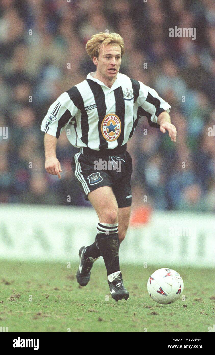 Manchester City v Newcastle United. soccer. John Beresford, Newcastle ...