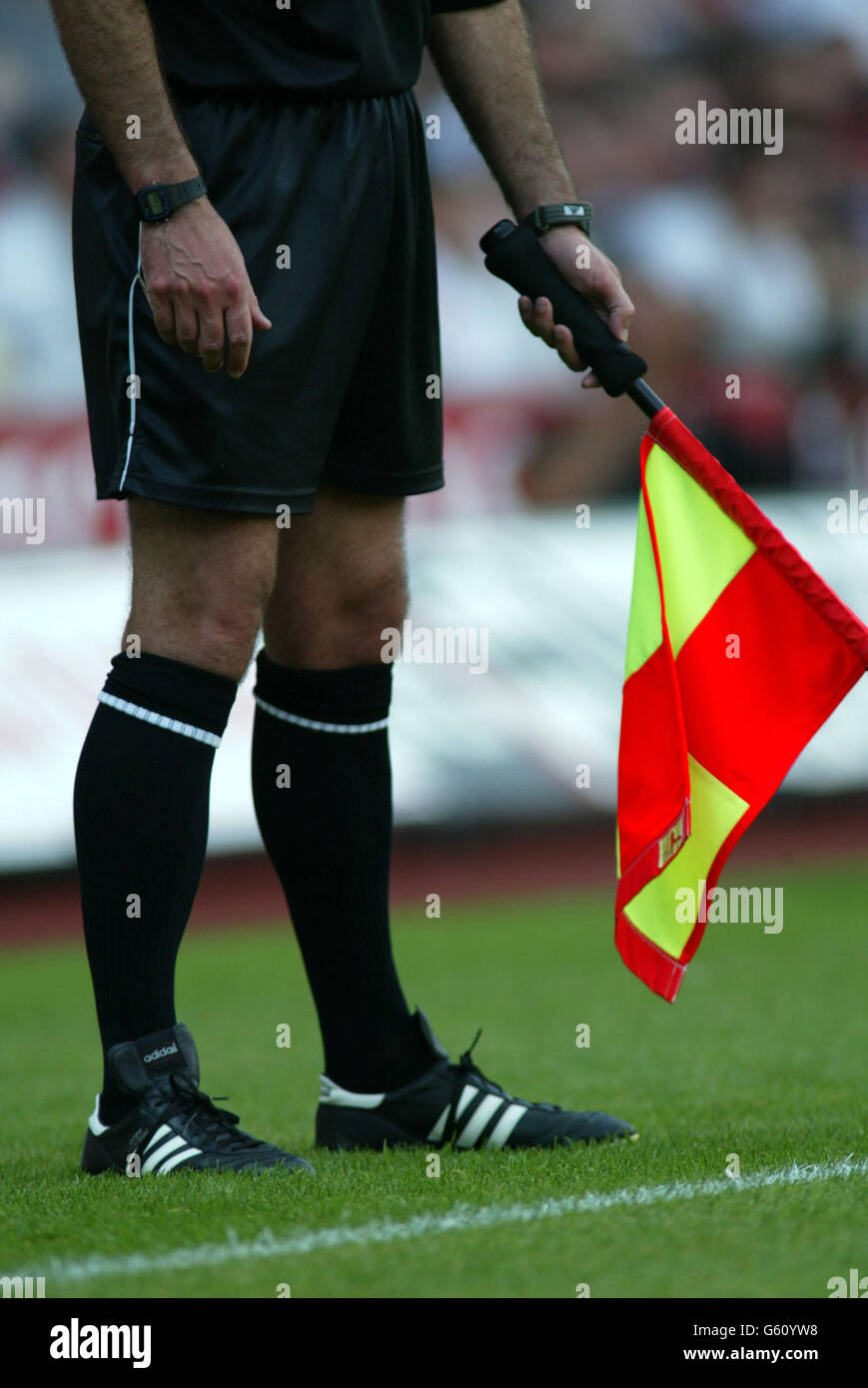Referees Assistant With Flag High Resolution Stock Photography and ...