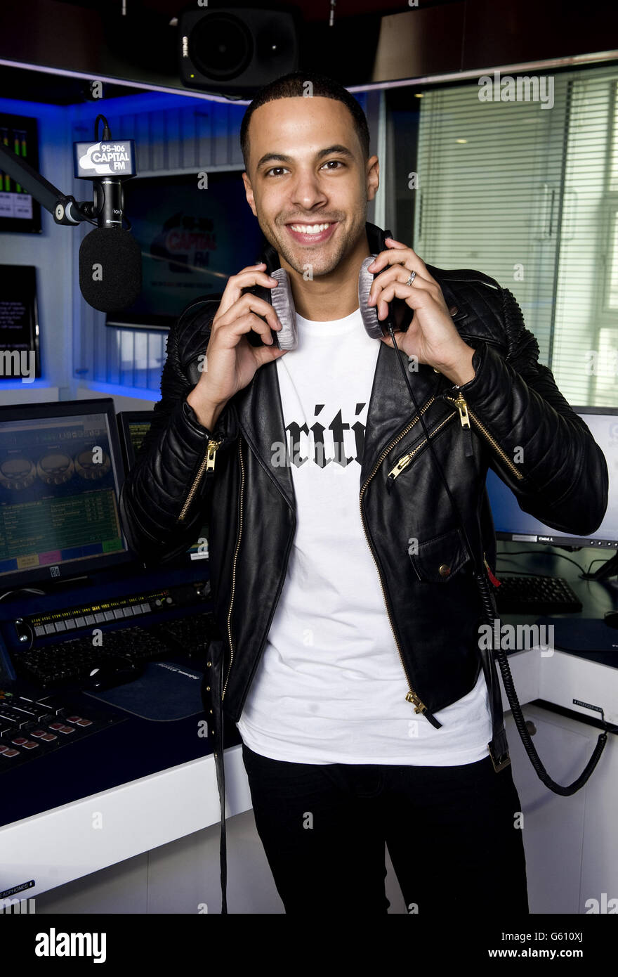 New Capital FM DJ Stock Photo - Alamy