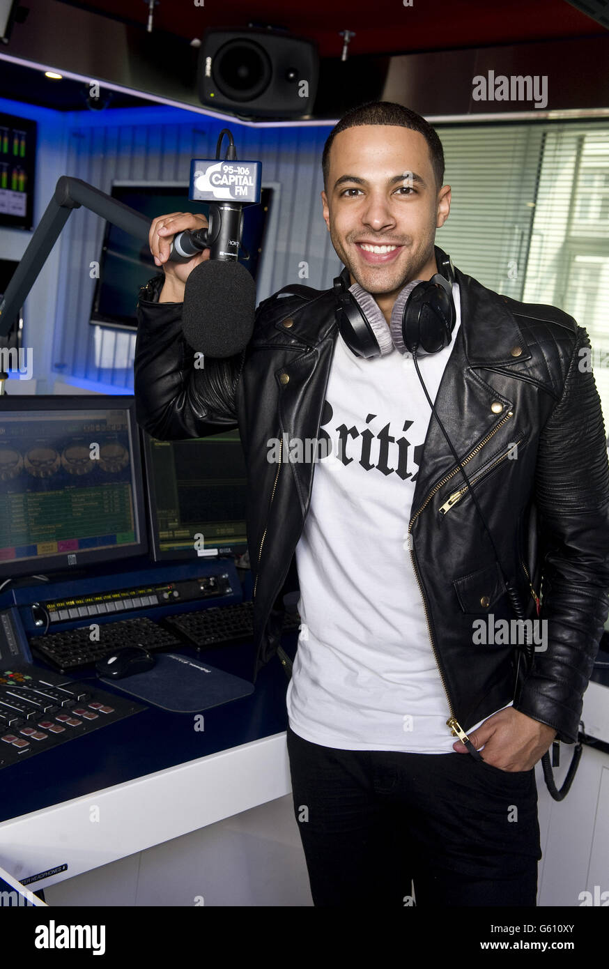 New Capital FM DJ Stock Photo - Alamy