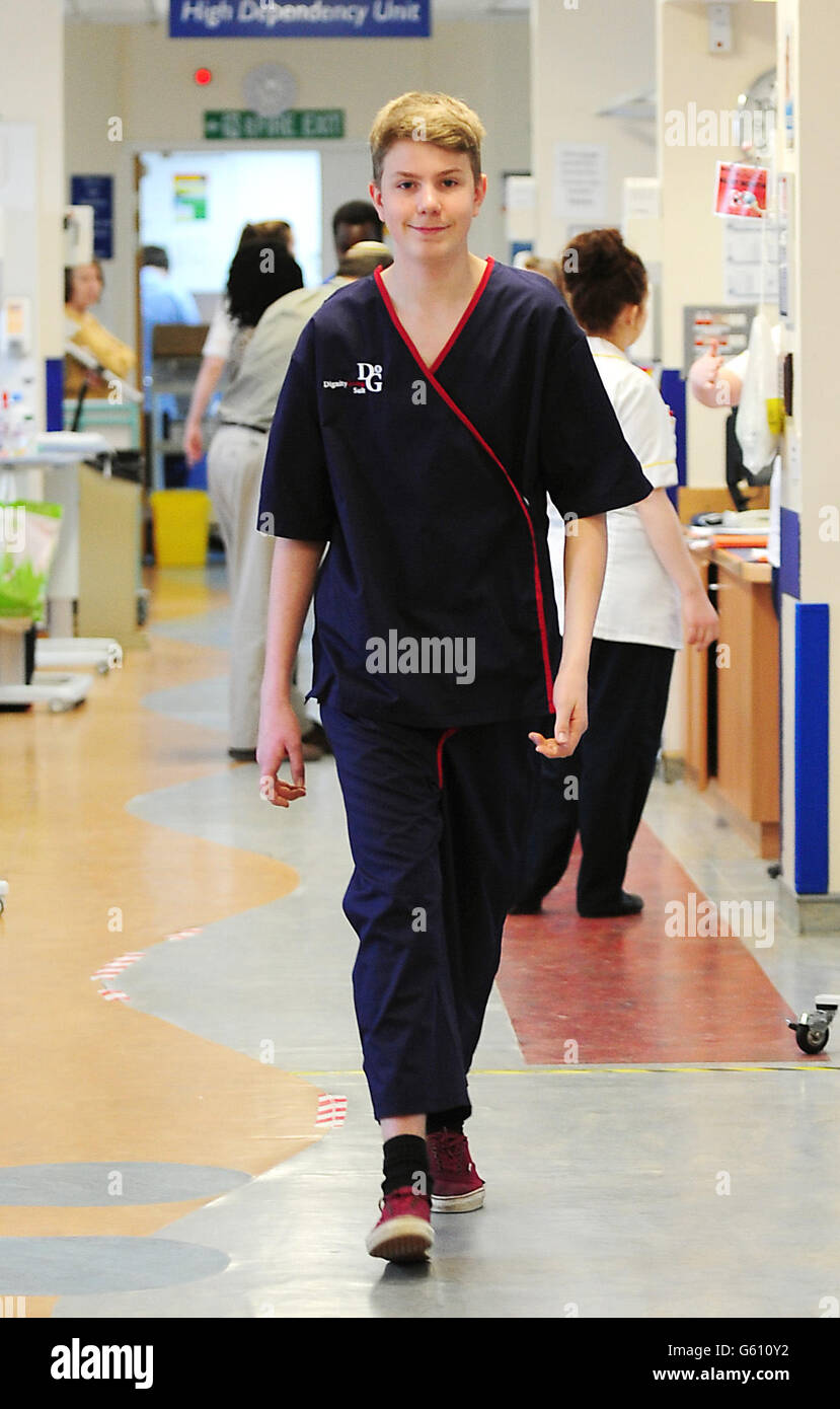 New NHS gowns for children Stock Photo - Alamy